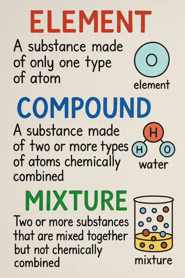 Topic 1.1a - Elements vs. Compounds & Heterogeneous vs. Homogeneous ...