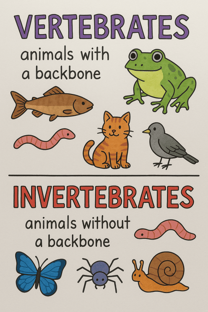 Topic a. Sorting of Animals & Vertebrates - Vertebrates vs ...